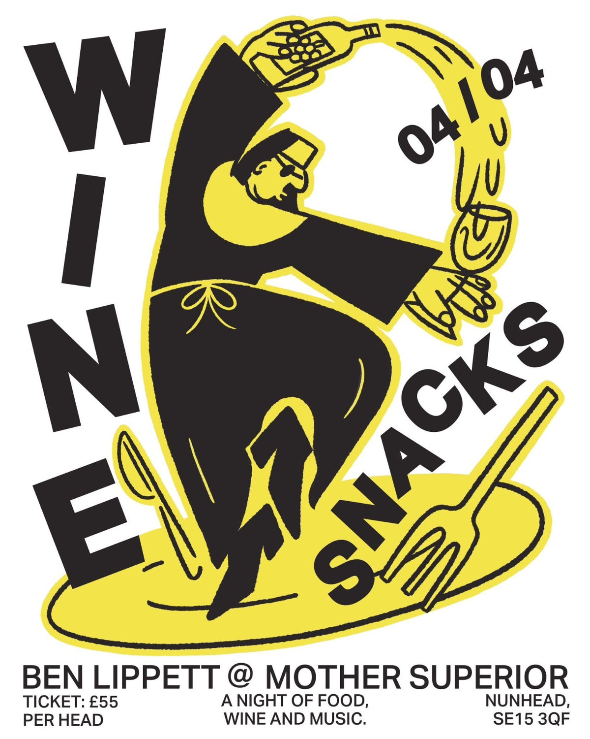 Ben Lippett's Wine Snacks at Mother Superior | Mother Superior Natural ...